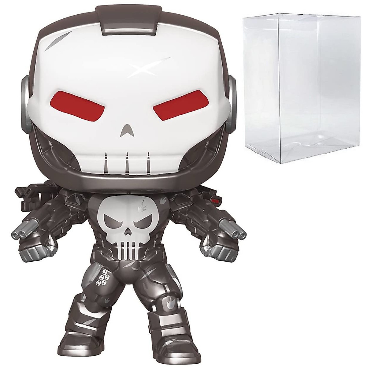Funko Marvel: Punisher War Machine (PX Previews Exclusive) Pop! Vinyl Figure (Bundled with Compatible Pop Box Protector Case)