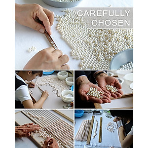 MIDDLUX Pearl Necklace, Unisex, Y2k Jewelry, Beaded Necklace, Smiley Face Necklace, Stainless Steel, 20" + 2" Extender