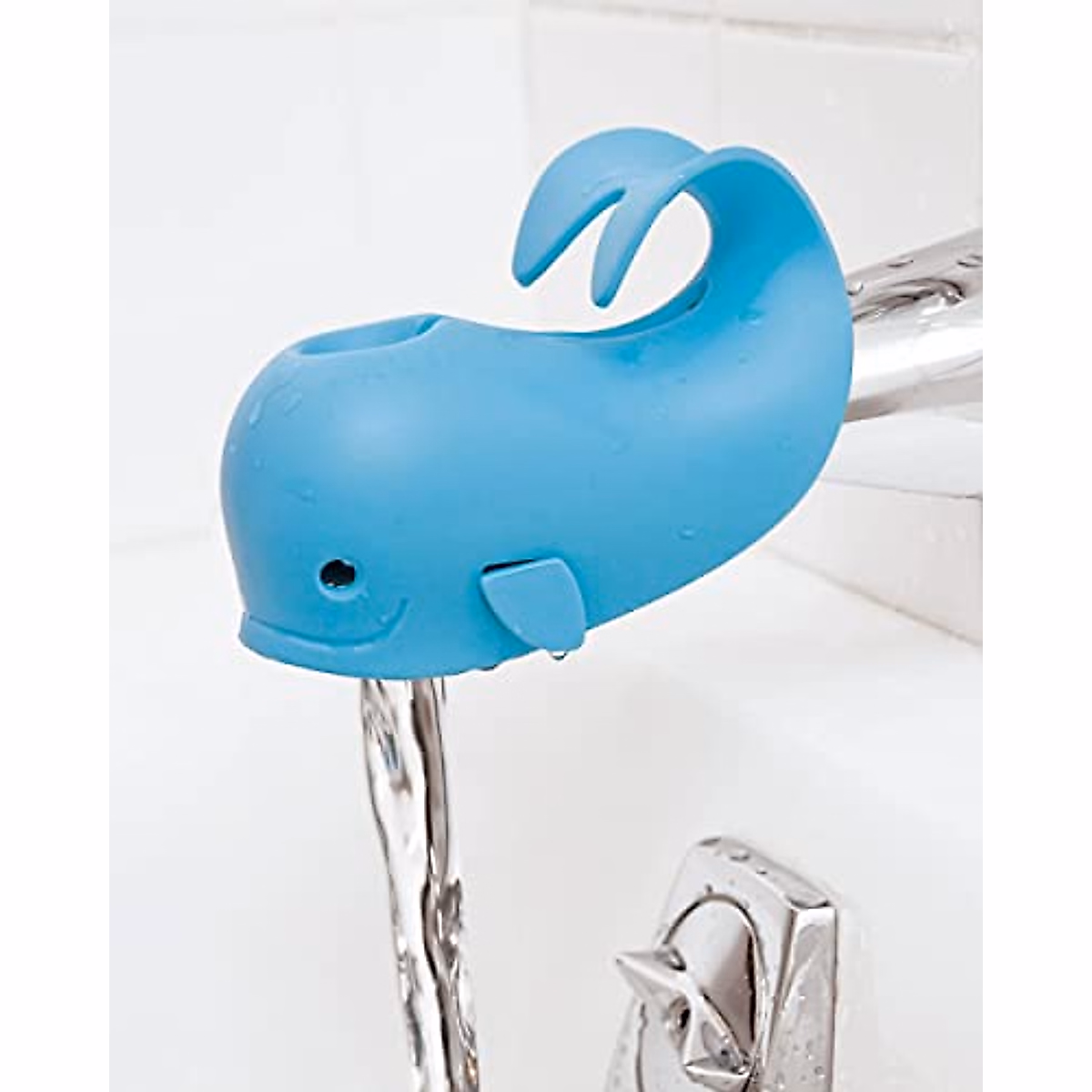 Skip Hop Baby Bath Spout Cover, Universal Fit, Moby, Blue