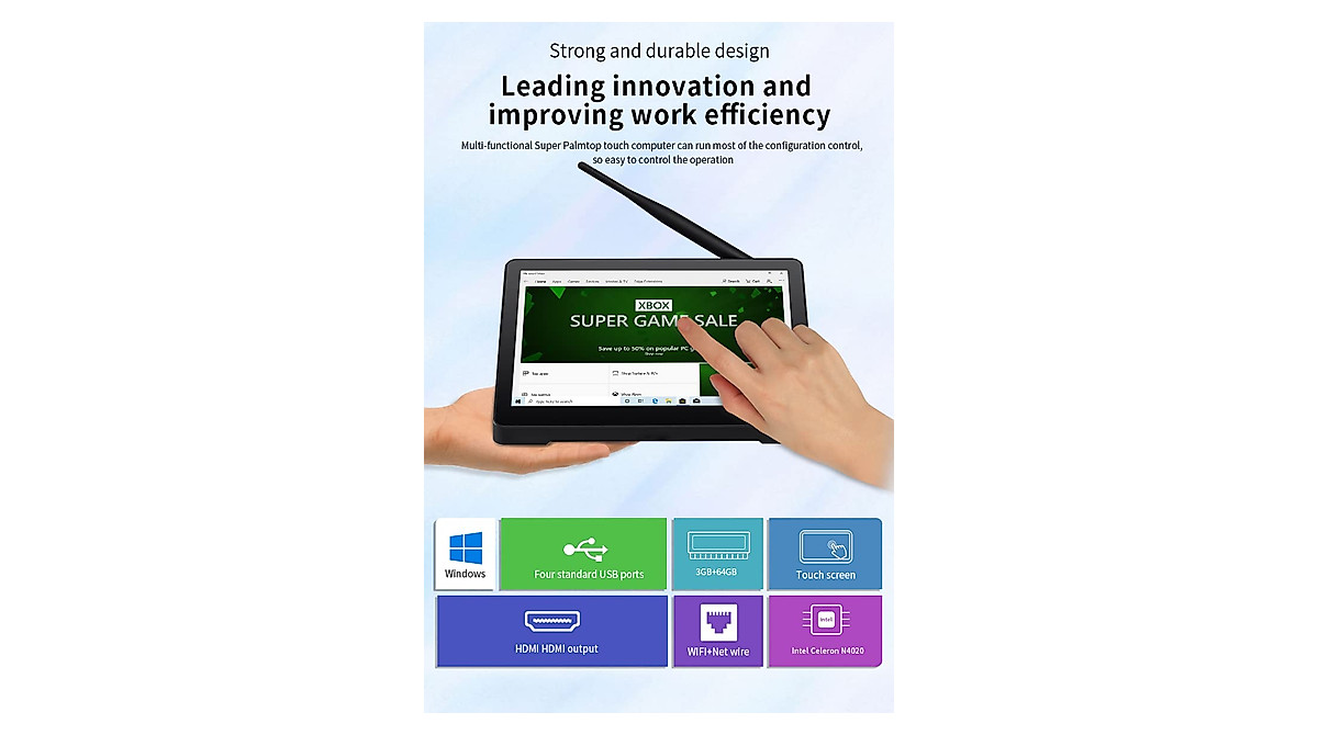 PIPO X9S Mini PC: 9" Win10 Tablet & Smart TV Box