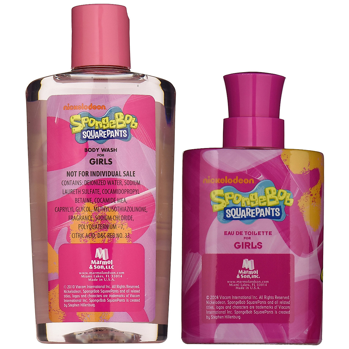 Marmol & Son Sponge Bob Girl Perfume for Children, 3.4 Ounce,8oz
