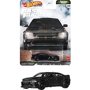 Hot Wheels Premium Fast & Furious Dodge Charger SRT Hellcat Widebody - Furious Fleet 3/5, Black