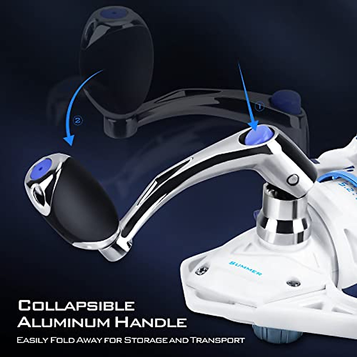 KastKing Centron Lite Spinning Reel, Size 500 Fishing Reel, White, Ultralight for Ice Fishing