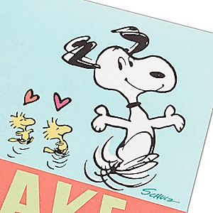 Hallmark Pop Up Peanuts Mothers Day Card or Birthday Card for Mom (Snoopy, Hugs and Kisses for You) (0599MBC7615)