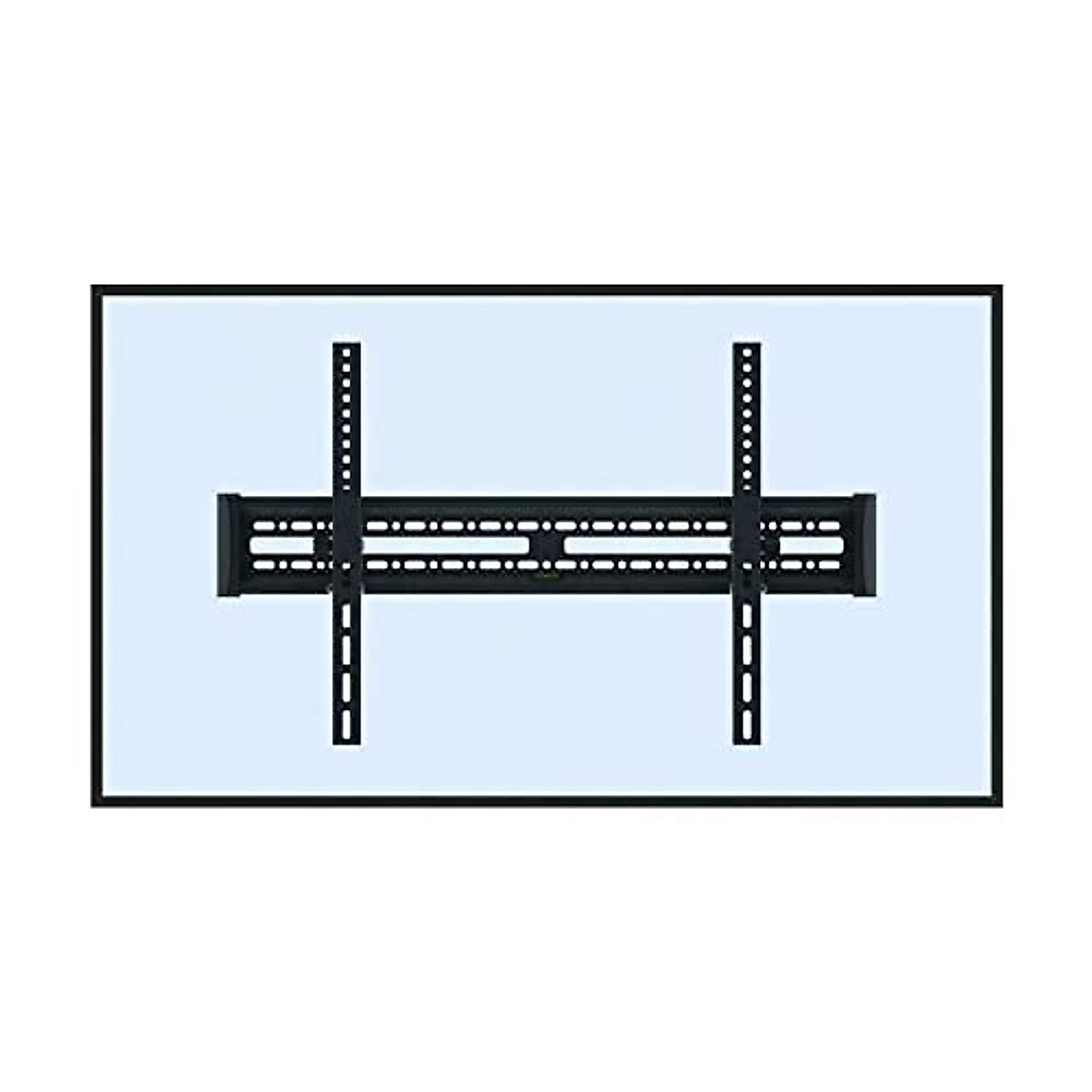 Tilt 15°TV Wall Mount for 32 37 40 47 50 55 60 65 70 Plasma LED LCD TV Display, Heavy-Duty Steel Construction in Classic Black Finish, Load Capacity Up to 110lbs GPJCFCDUS