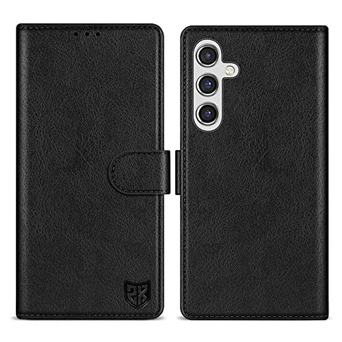 ZZXX Samsung Galaxy A14 5G Wallet Case with [RFID Blocking] Card Slot Kickstand Magnetic Closure Leather Flip Fold Protective Phone Case for Samsung Galaxy A14 5G Case Wallet(Black-6.6 inch)