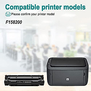 NUCALA 【1 Pack】 F158200 Toner Cartridge: Compatible F158200 Toner Cartridge Replacement for Canon F158200 Printer