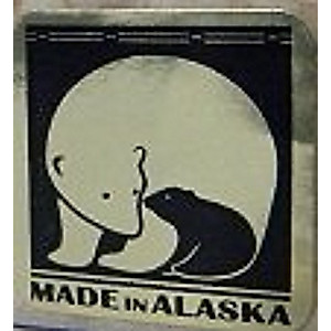 Large Alaska Ulu Bowl Set Salmon School Etched Handle (1)