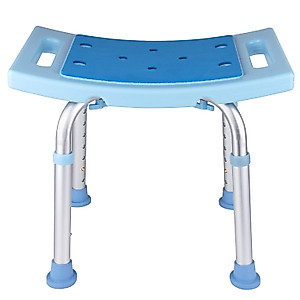 Shower Chair for Elderly Seniors,Shower Stools and Benches for Adults,Bath Chair Shower Benches for The Disabled,Shower Seats,Blue Tub Chair