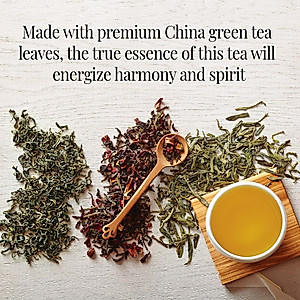 The Republic of Tea - The Peoples Green Tea, 50 Tea Bags, Tin | Gourmet Tea | Caffeinated