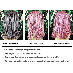 SOVONCARE Pink Hair Styling Wax, Temporary Hair Color Cream for DIY Hairstyle, Cosplay, Halloween, Date - 4.23 oz