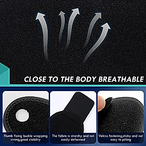 YOGINGO 2 Pack Wrist Brace for Right&Left Hand - Wrist Wraps for Men&Women - Adjustable Wrist Band for Sports Protecting/Tendonitis Pain Relief/Injury Recovery/Daily Work,Carpal Tunnel Wrist Brace