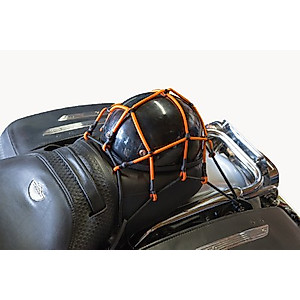 Heininger 4249 HitchMate 12" x 12" StretchWeb Cargo Net with Bag and Hooks