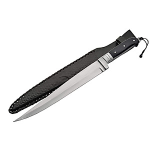 SZCO Supplies Khyber Bowie Knife,Black,19 inches