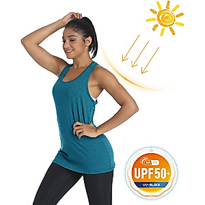 TACVASEN Athletic Tank Tops for Women Sleeveless Yoga Shirts Quick Dry Lightweight Comfortable Fitness Workout Tank Tops