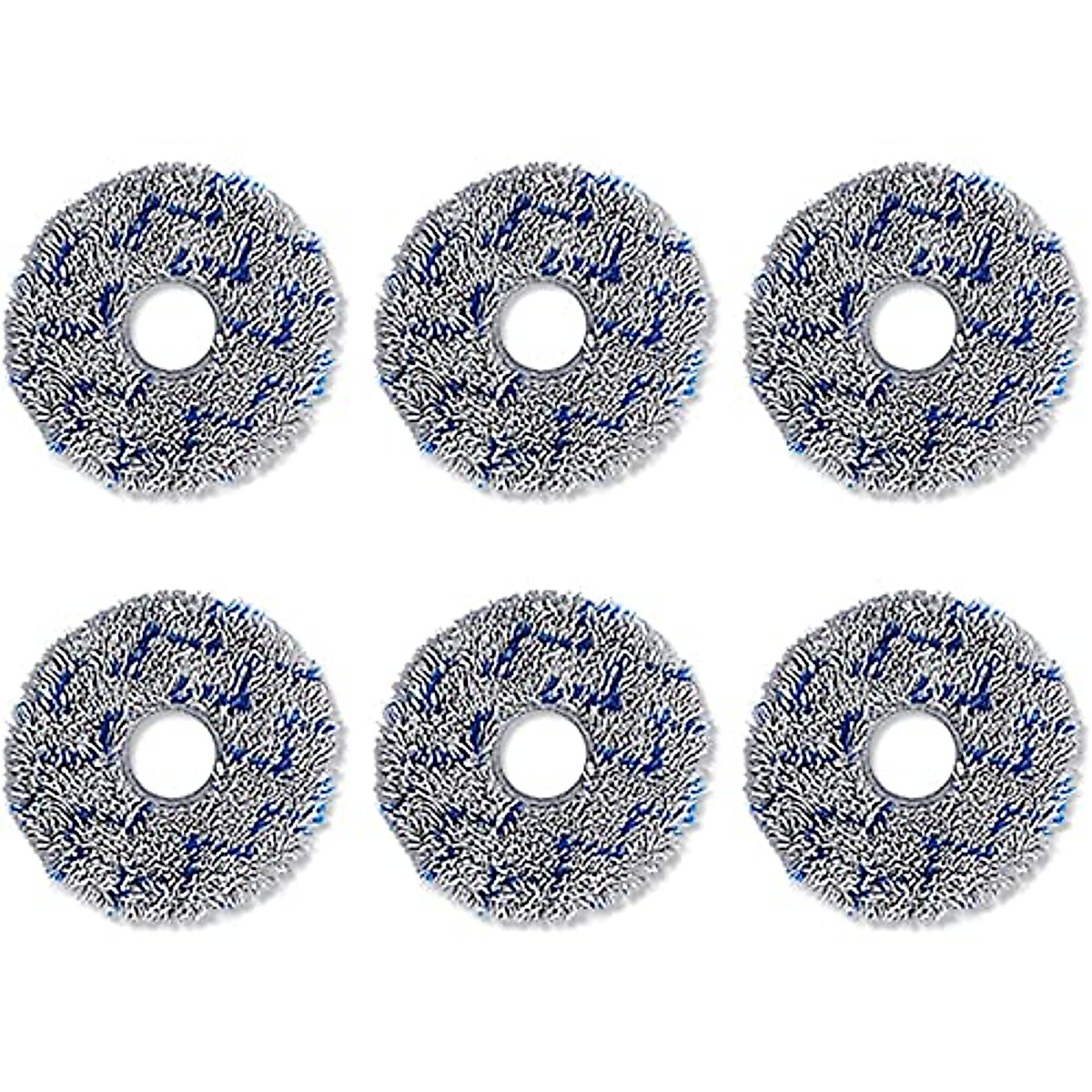 IOOOFU 6pcs/Set Vacuum Cleaner Pad Floor Washer Wipes Dust Cloth for T20 MAX PRO/X1 Omni Robotic Vacuum Cleaner Replacement Mop Fibre