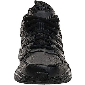 adidas Men's Strutter Fitness and Exercise Sneakers Man, Noir Noir Gris Foncã, 9.5