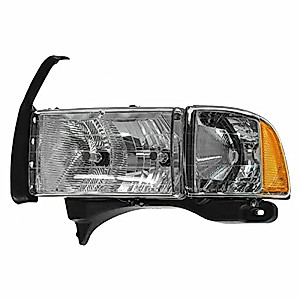 South Mud Bay Headlights Headlamps w/Corner Light Pair Set Compatible with Truck LHT03183