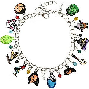 AYJBDGR Universe of Fandoms Anime Cartoons Charm Bracelet Gifts for Women