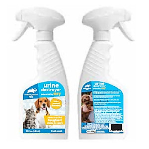 Animal Planet Urine Destroyer Professional Strength ( 32 Oz ) Oxygen Powered Formula Destroys Tough Odors & Stains Yet Gentle On Your Furniture And Carpet