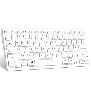 TaIYanG Bluetooth Keyboard for iPad Wireless Keyboard Compatible iPad 10th/iPad 10.2(9th/8th/7th Generation),iPad Air 5th/4th, iPad Pro 11/12.9, iPad 9.7, iPad Mini and All Bluetooth Devices (White)