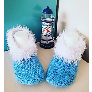 Lukche Eyelash Fun Fur Yarn Premium 100% Polyester 164 Yds (150 Mt), 3.53 Oz (100 Gr) Colorful Crochet Yarn Dıy Hand Knitting. (Optical White, 1 Skein)