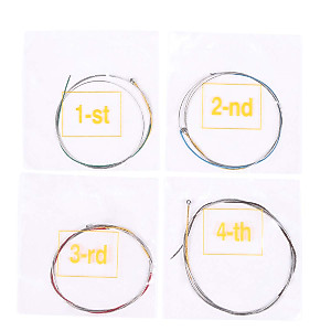 Q QINGGE Steel Core Cello Strings 4/4 3/4 set Strings for Student Strings – Sealed Pouch Prevents Corrosion