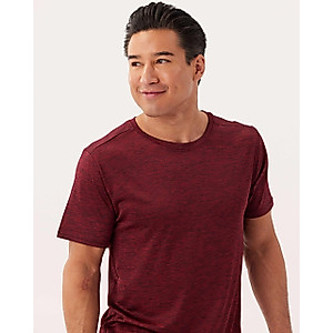 5 Pack Men’s Active Quick Dri Dry Fit Crew Neck T Shirts Athletic Running Gym Workout Short Sleeve Tee Tops Camisas para Hombres Summer