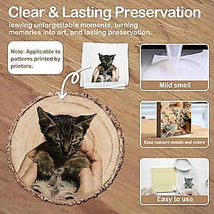 1DFAUL Photo Transfer Medium, 100g Gel Medium for Photo Transfer to Wood & Other Hard Surfaces, DIY Crafts, Home Decorations, Personalized Gifts (3.52 OZ)