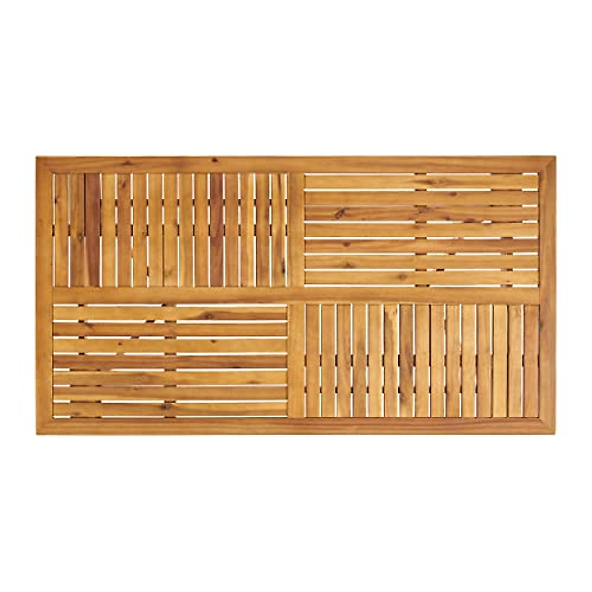 Christopher Knight Home Hermosa Acacia Wood Rectangular Table, Teak Finish