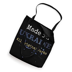 Made in Ukraine Shirt All Original Parts - Vintage Ukrainian Tote Bag