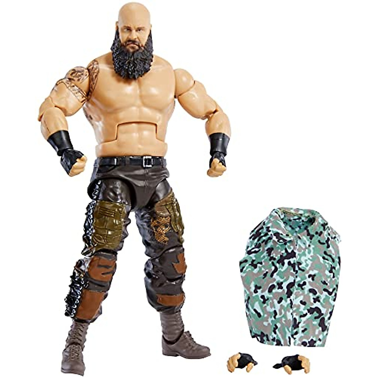 WWE MATTEL Braun Strowman Elite Collection Series 86 Action Figure 6 in Posable Collectible Gift Fans Ages 8 Years Old and Up​