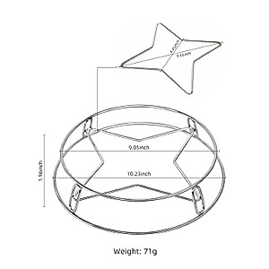 WAIKAS 【 3-Pack】 Cutting Board Racks 2pcs and Universal Pot Rack 1pcs, 304 Stainless Steel