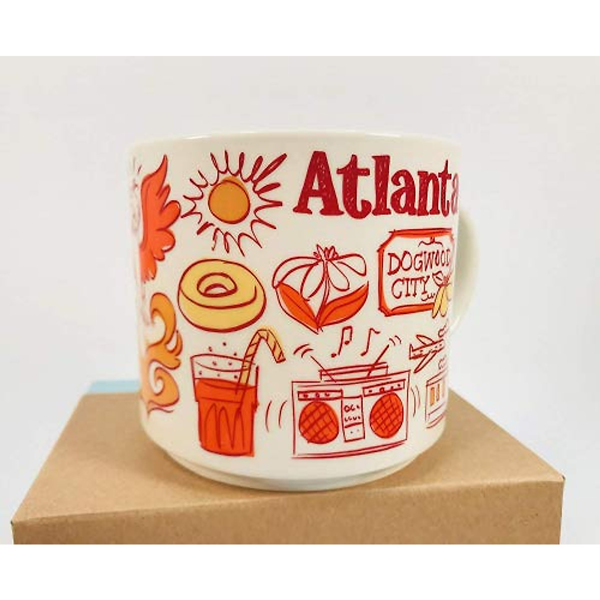 Starbucks Atlanta Coffee Mug Been There Series Across The Globe Collection