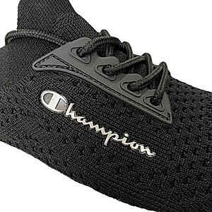 Champion Women's Low-Top Trainers Sneakers, Black Fuchsia Kk002, 9.5