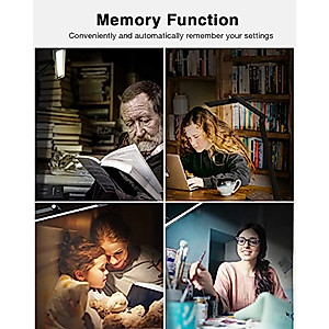 hukunos LED Desk Lamp with Wireless Charger & USB Charging Port, Architect Desk Lamps for Home Office, Bedside Table Lamp with Night Light for Work Study Reading Adjustable