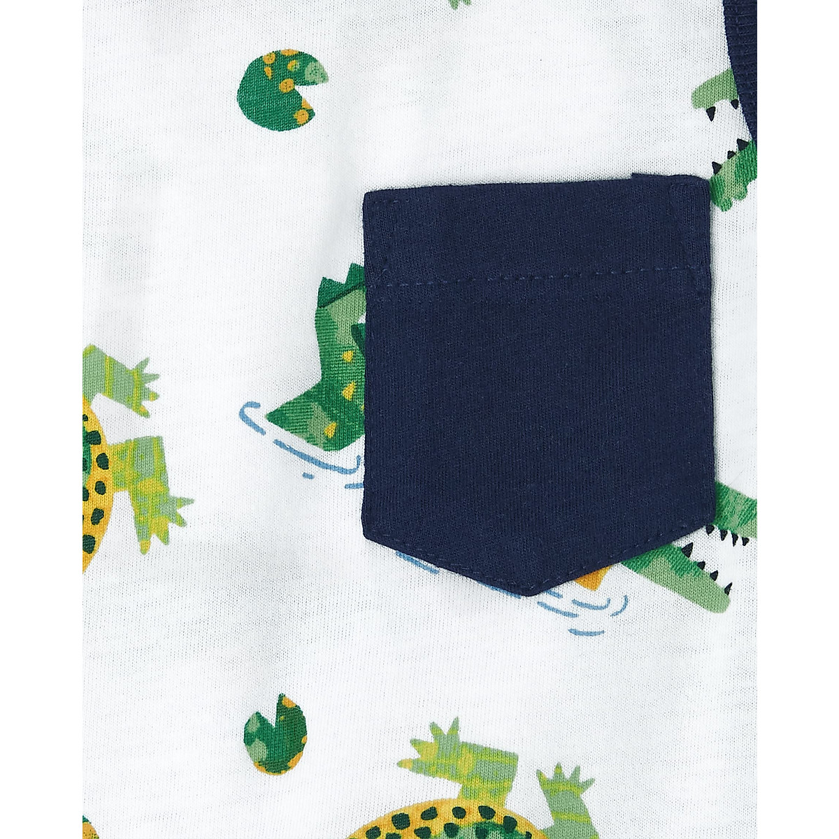 The Children's Place baby boys The Children's Place and Toddler Fashion Tank Top Shorts Set Shirt, Alligator, 3T US