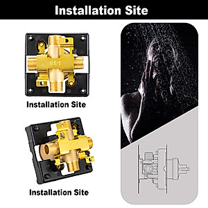 WIRELEL R10000-UNBX Compatible with Faucet Universal Tub and Shower Valve Body for Tub Trim Kits, Shower Flow Control Valves Replacement