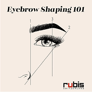Rubis Ion-Coated Stainless Steel Pointed Tweezers for Precise Eyebrows and Hair Removal, 4K002-9.5,Rubis Switzerland Swiss Made World Renowned Precision