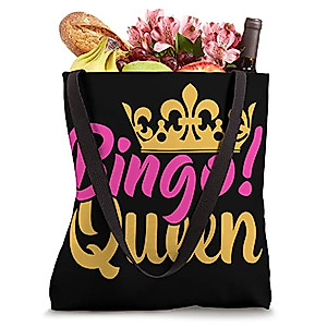 Bingo Queen Funny Bingo Player Tote Bag