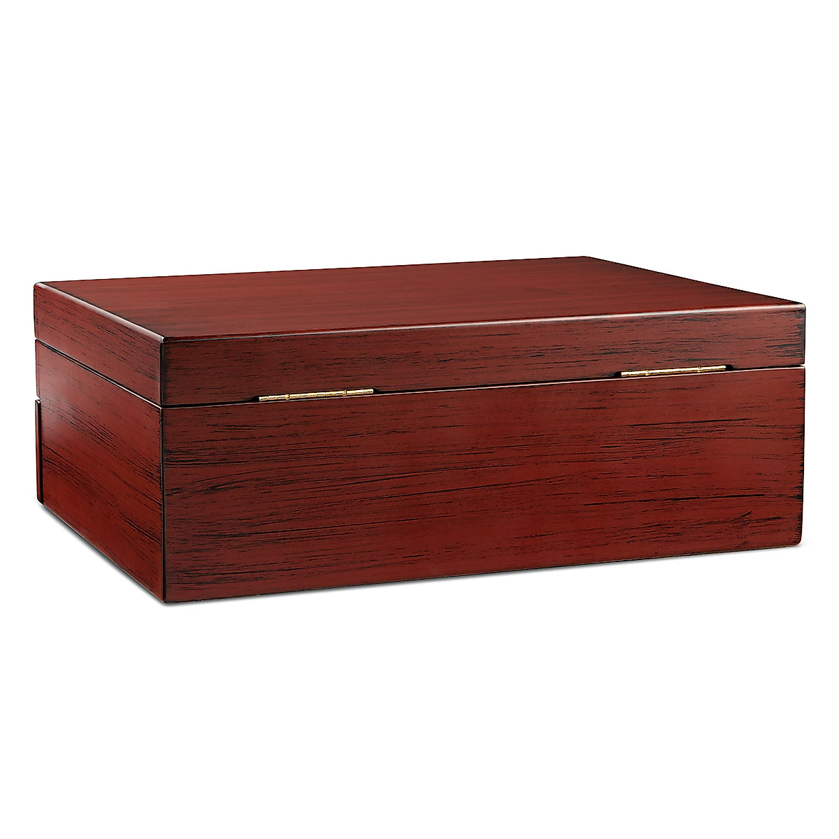 Royalty Art Fine Silverware Storage Box with Pull Out Drawer, 15” x 11”, Large Kitchen Counter Organizer for Flatware and Utensils, Decorative Home Decor (Medium)