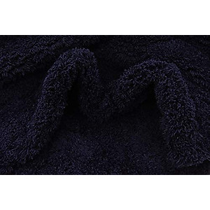 Unique Loom Trellis Shag Collection Plush Geometric Modern Moroccan Lattice Navy Blue Runner Rug (2' 7 x 10' 0)