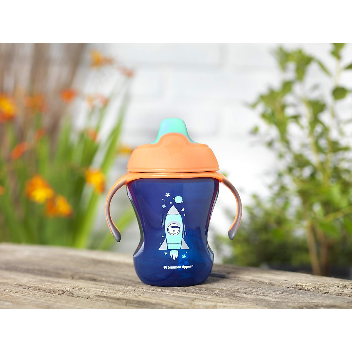 Tommee Tippee Infant Trainer Sippee Cup with Removable Handles, Boy – 7+ months, 3pk