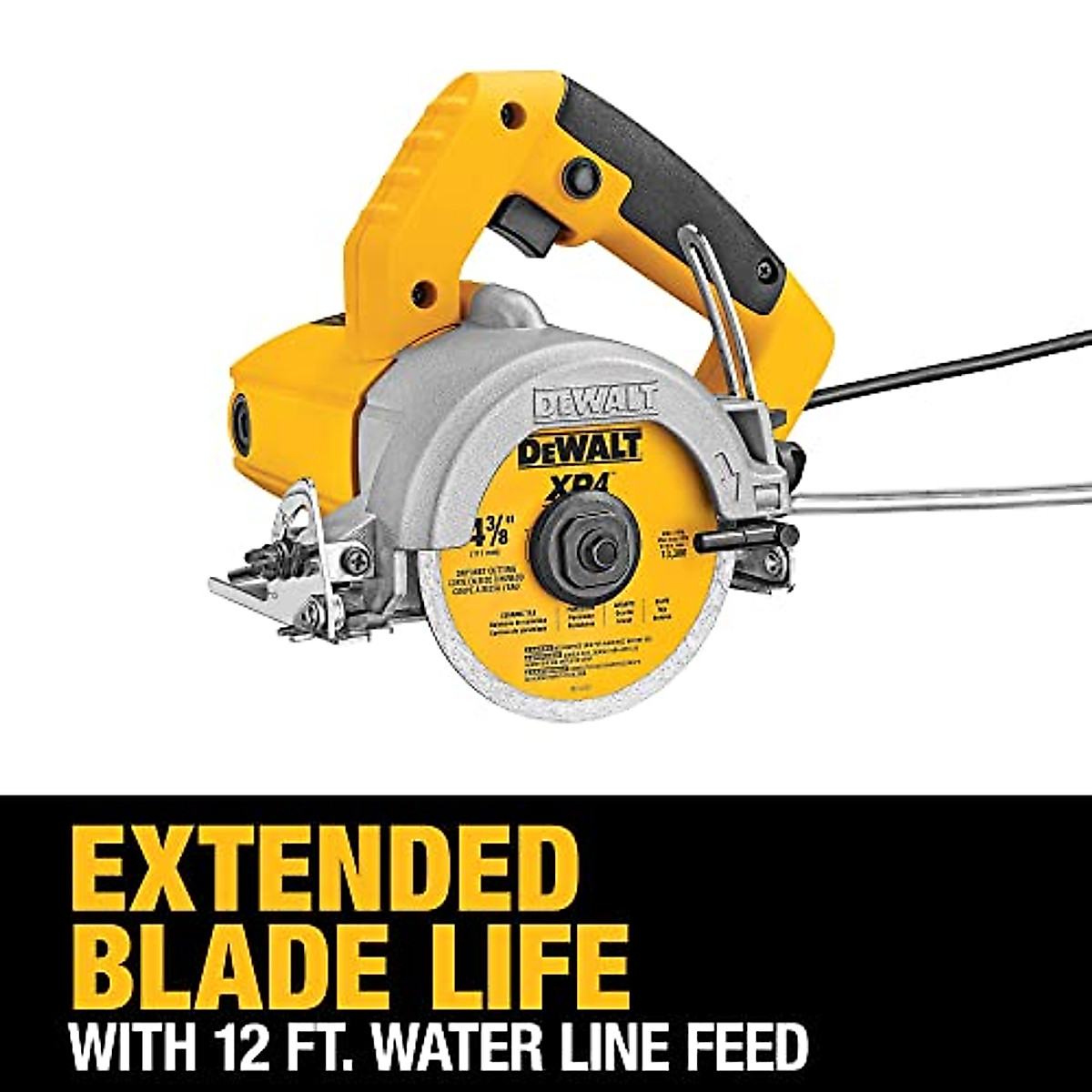 DEWALT Wet Tile Saw, Masonry, 4-3/8-Inch (DWC860W)