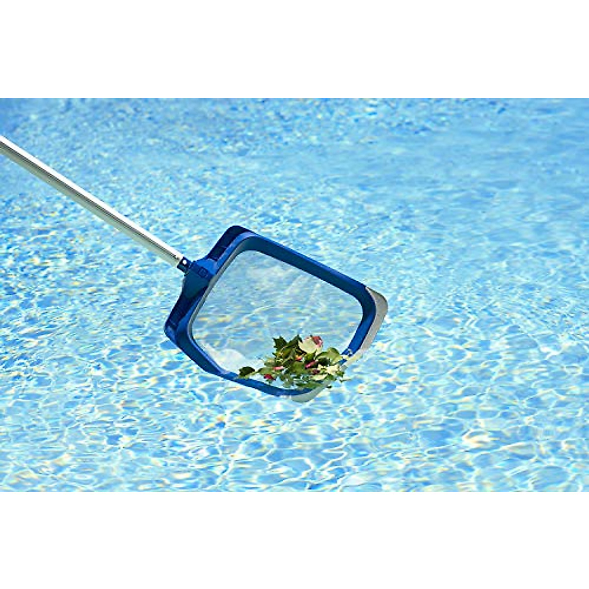 Poolmaster 20001 Deluxe Heavy Duty Vinyl Liner Swimming Maintenance Cleaning Kit for Above or In-Ground Pools, Blue