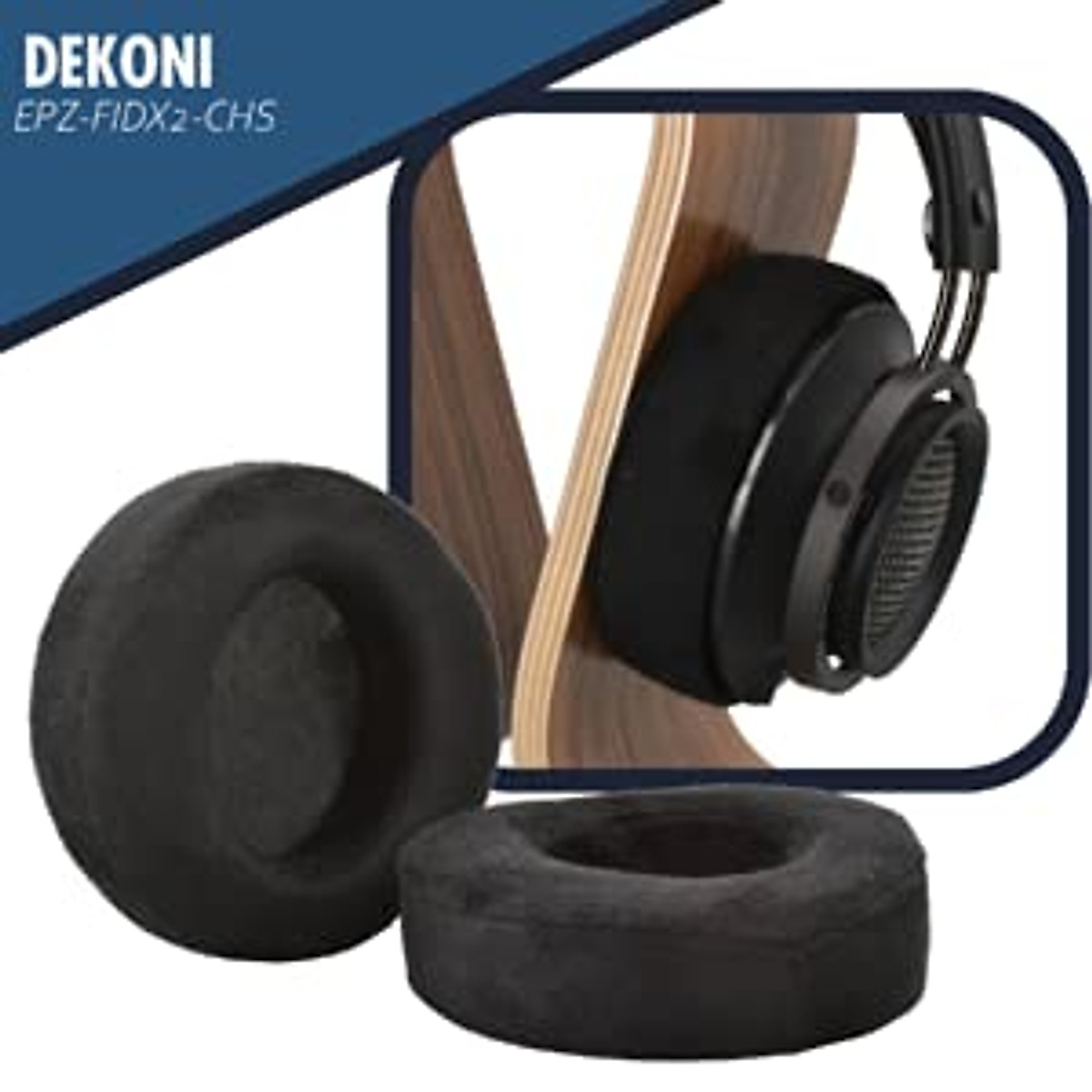 Dekoni Audio Replacement Ear Pads for The Philips Fidelio X2HR Headphones (Choice Suede)