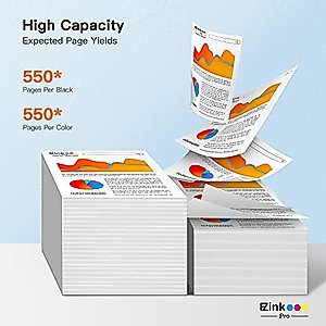 E-Z Ink Pro LC203 LC201 LC203XL Comaptible Ink Cartridges Replacement for Brother LC203 LC201 LC203XL LC201XL to use with MFC-J480DW MFC-J880DW MFC-J4420DW MFC-J680DW MFC-J885DW J460DW J460DW(10 Pack)