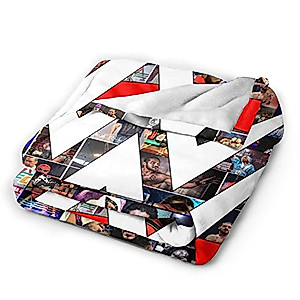 Thow Blanket Flannel Fleece Blanket Ultra Soft Lightweight Throw Blanket for Bed Couch Living Room 80"X60"