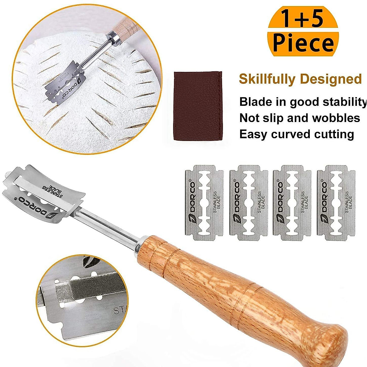 Banneton Bread Proofing Basket Set, Round 9" Sourdough Proofing Basket for Bread Making Tools Supplies, Natural Rattan Sourdough Proving Container Set for Professional and Home Bakers