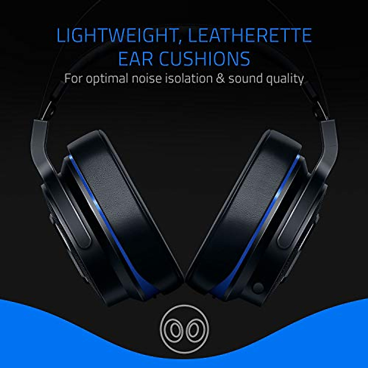 Razer Thresher - Lag-Free Wireless Connection - Retractable Digital Microphone - Gaming Headset Works with PC & PS4